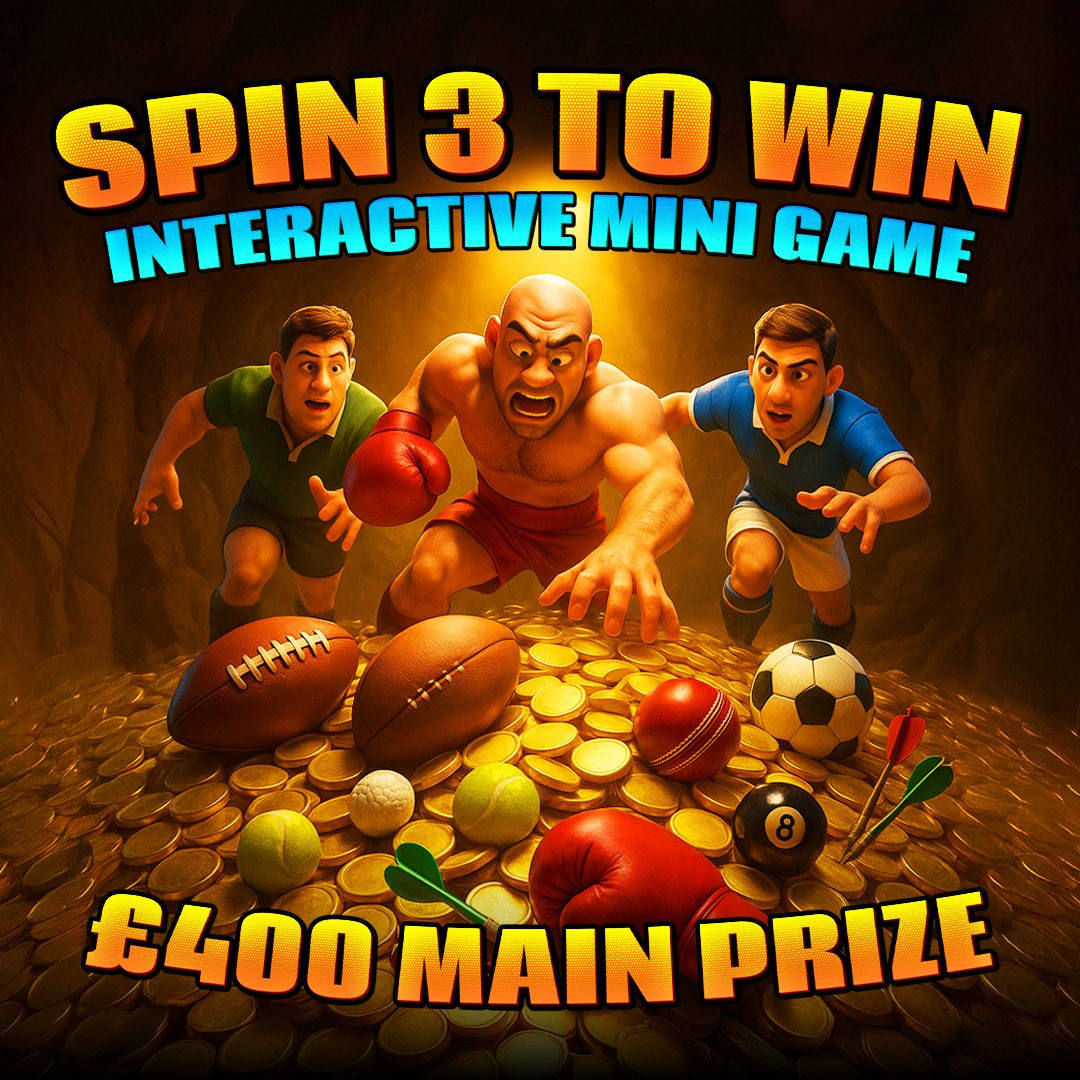 Spin 3 To Win (Interactive Mini Game) – £400 Main Prize – Clubhouse ...